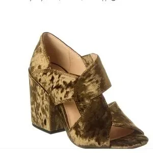 CAbi | Shoes | Cabi Interlock Velvet Block Sandal 7 Luxurious Velvet ...